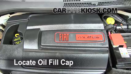Oil & Filter Change Fiat 500 (2012-2019) - 2012 Fiat 500 c Pop 1.4L 4 Cyl.