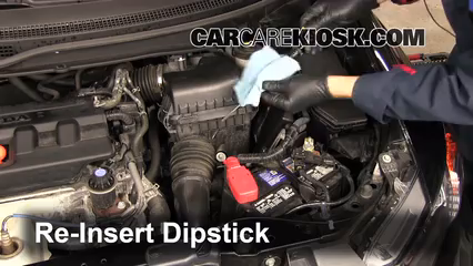 Transmission Fluid Level Check Honda Civic (2012-2015) - 2012 Honda ...