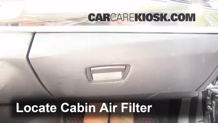 Cabin Air Filter Replacement: 2012 BMW 528i xDrive 2.0L 4 Cyl. Turbo