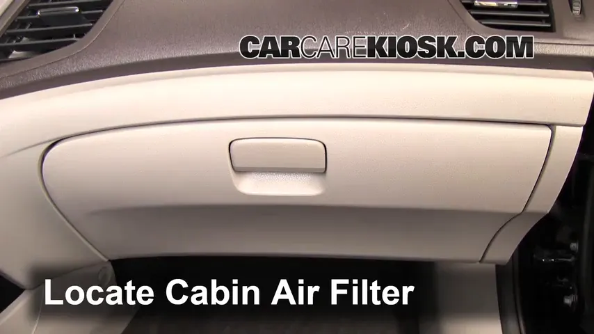 Cabin Air Filter Replacement: 2012 Honda Civic EX-L 1.8L 4 Cyl. Sedan