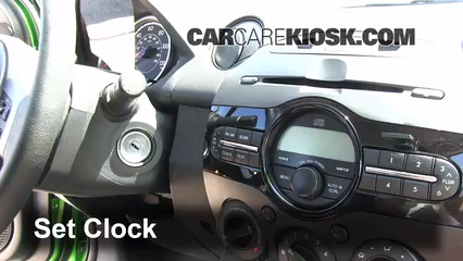 How to Set the Clock / Change Time on a 2012 Mazda 2 Touring 1.5L 4 Cyl ...