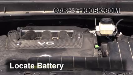 Battery Replacement: 2012 Nissan Murano SL 3.5L V6