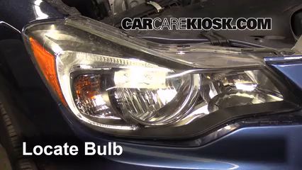 Headlight Bulb Replacement: 2012 Subaru Impreza 2.0L 4 Cyl. Wagon
