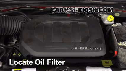 Oil & Filter Change Dodge Grand Caravan (2008-2019) - 2013 Dodge Grand ...