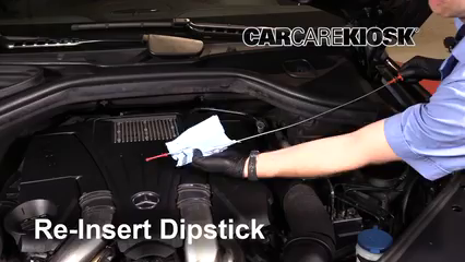 Check Oil Level 2012-2015 Mercedes-Benz ML350 - 2013 Mercedes-Benz ...
