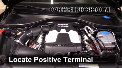 Battery Replacement: 2015 Audi A6 Quattro Premium Plus 3.0L V6 Supercharged