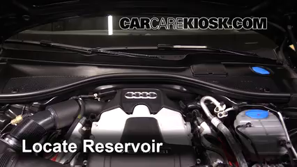 How to Add Oil: 2013 Audi A6 Quattro Premium 3.0L V6 Supercharged