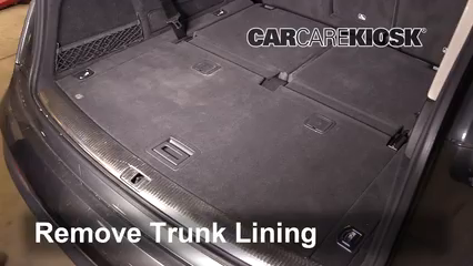 Replace Flat Tire with Spare Tire: 2013 Audi Q7 Premium 3.0L V6 ...