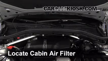 Cabin Air Filter Replacement: 2013 BMW X3 xDrive28i 2.0L 4 Cyl. Turbo