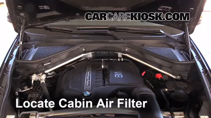Cabin Air Filter Replacement: 2013 BMW X5 xDrive35i 3.0L 6 Cyl. Turbo