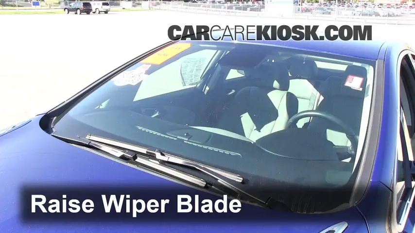 Front Windshield Wiper Blade Change: 2013 Buick Verano 2.4L 4 Cyl. FlexFuel