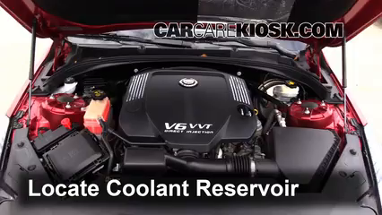How to Add Coolant: 2013 Cadillac ATS Performance 3.6L V6 FlexFuel