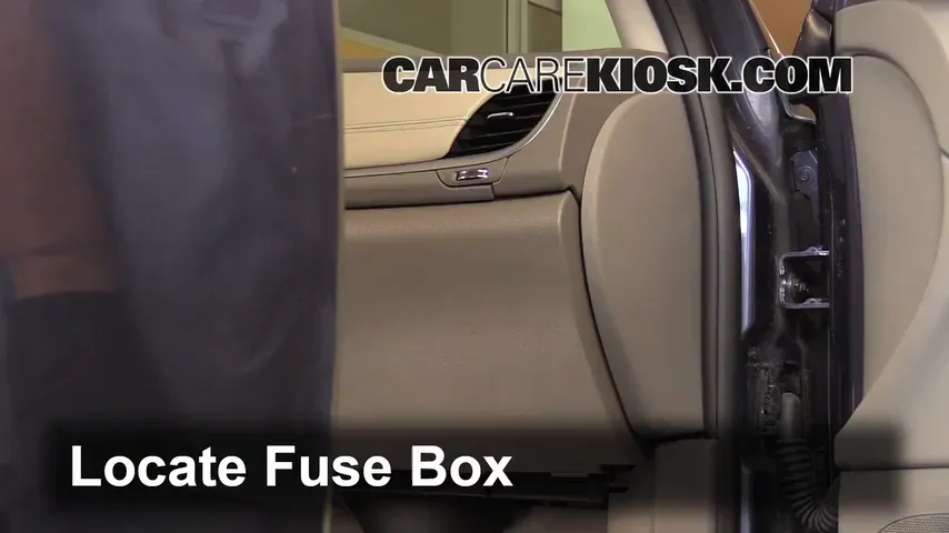 Interior Fuse Box Location: 2013 Chevrolet Traverse LS 3.6L V6