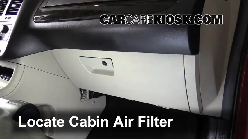 Cabin Air Filter Replacement: 2013 Dodge Grand Caravan SXT 3.6L V6