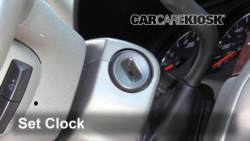 How to Set the Clock / Change Time on a 2013 GMC Sierra 3500 HD SLT 6 ...