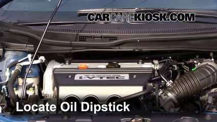 Coolant Level Check on a 2013 Honda Civic Si 2.4L 4 Cyl. Sedan