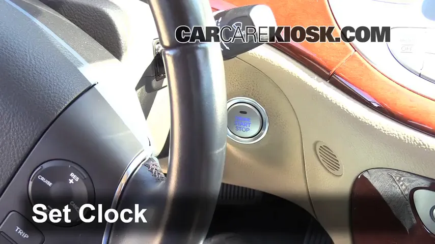 How to Set the Clock / Change Time on a 2013 Hyundai Genesis 3.8 3.8L V6