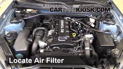 Oil & Filter Change 2013 Hyundai Genesis Coupe 2.0T Premium 2.0L 4 Cyl ...