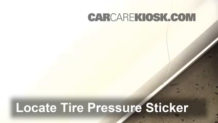 Tire Pressure for 2013 Kia Rio LX 1.6L 4 Cyl. Hatchback