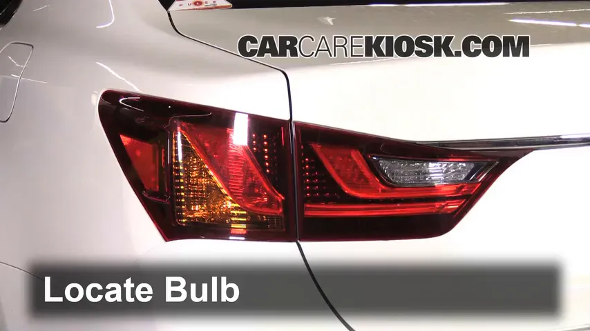 Reverse Light Replacement 2013 Lexus GS350 3.5L V6