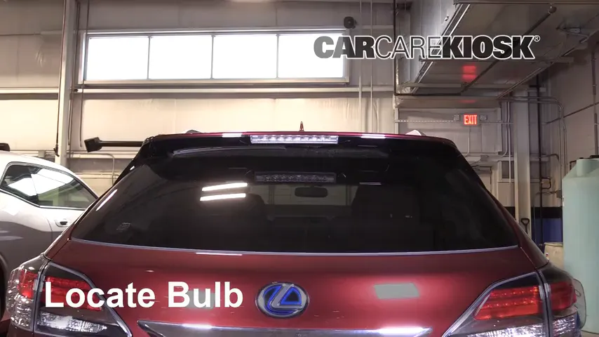 3rd Brake Light Bulb Replacement on a 2013 Lexus RX450h 3.5L V6