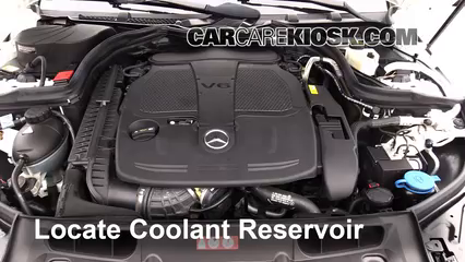 How to Add Coolant: 2013 Mercedes-Benz C250 Luxury 1.8L 4 Cyl. Turbo