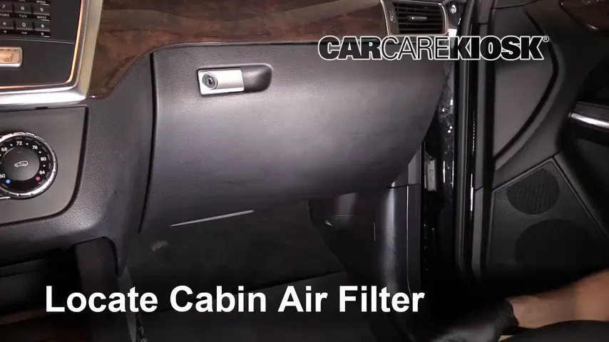 Cabin Air Filter Replacement: 2018 Mercedes-Benz GLS450 4Matic 3.0L V6 ...