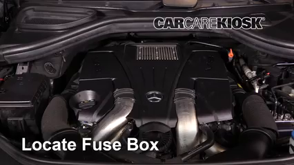 Interior Fuse Box Location: 2013 Mercedes-Benz GL450 4.6L V8 Turbo
