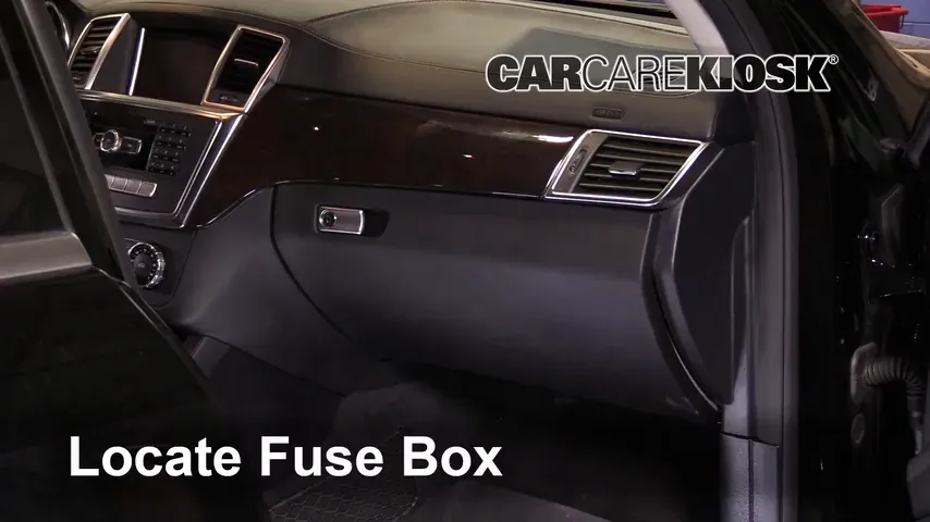 Interior Fuse Box Location: 2013 Mercedes-Benz ML350 Bluetec 4Matic 3 ...