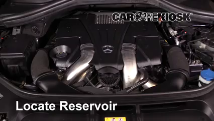 How to Add Coolant: 2013 Mercedes-Benz ML350 3.5L V6