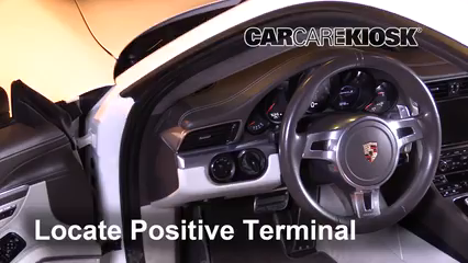 Battery Replacement: 2013 Porsche 911 Carrera S 3.8L 6 Cyl. Coupe