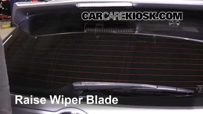 Rear Windshield Wiper Blade Change: 2013 Subaru Impreza WRX 2.5L 4 Cyl ...