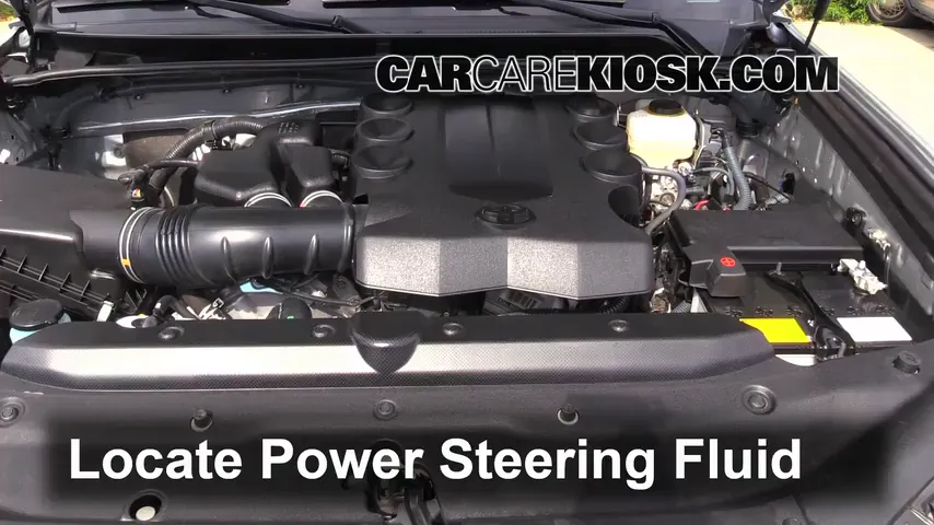 Check Power Steering Level: 2013 Toyota 4Runner Limited 4.0L V6