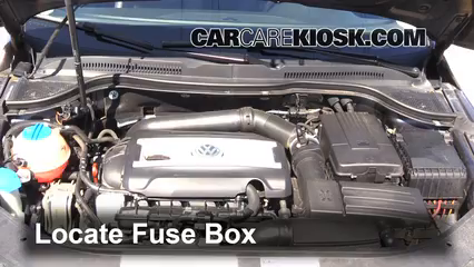 Interior Fuse Box Location: 2009 Volkswagen CC Luxury 2.0L 4 Cyl. Turbo