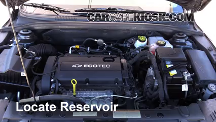 How to Add Power Steering Fluid to a 2014 Chevrolet Cruze LS 1.8L 4 Cyl ...