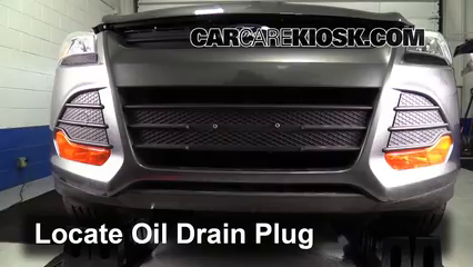 Oil & Filter Change Ford Escape (2013-2019) - 2013 Ford Escape SE 1.6L ...