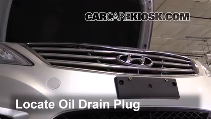 Oil & Filter Change Hyundai Azera (2012-2017) - 2014 Hyundai Azera ...