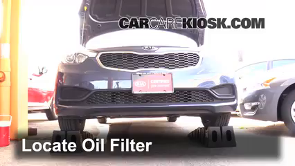 Oil & Filter Change Kia Forte (2014-2016) - 2014 Kia Forte LX 1.8L 4 Cyl.