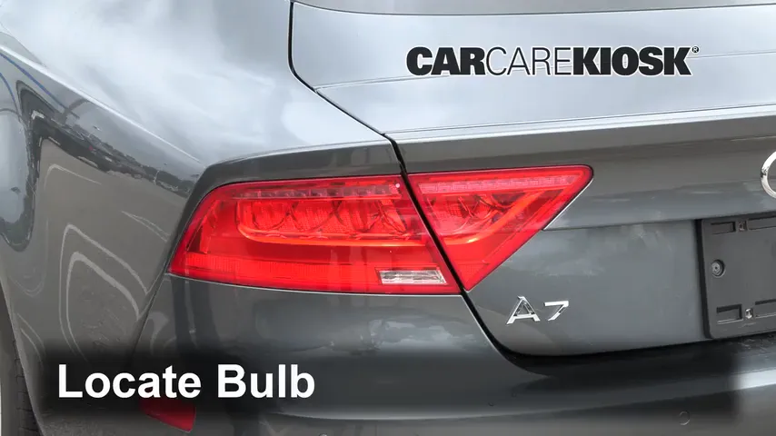 Brake Light Replacement: 2014 Audi A7 Quattro 3.0L V6 Supercharged