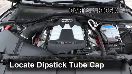 Oil & Filter Change 2014 Audi A7 Quattro 3.0L V6 Supercharged