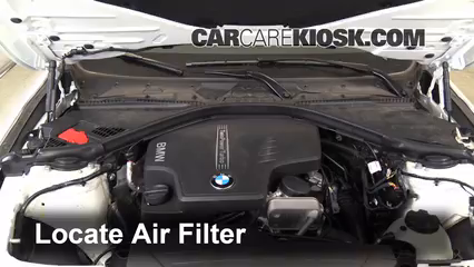 Cabin Filter Replacement: BMW 320i 2012-2019 Base 2.0L 4 Cyl. Turbo