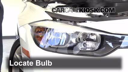 Headlight Bulb Replacement: 2014 BMW 320i 2.0L 4 Cyl. Turbo
