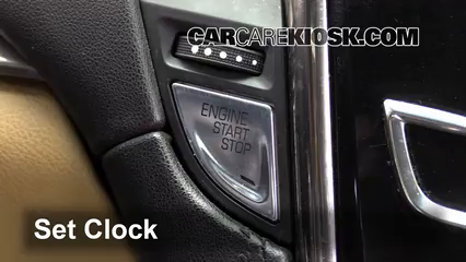 How to Set the Clock / Change Time on a 2014 Cadillac ATS 2.0L 4 Cyl. Turbo