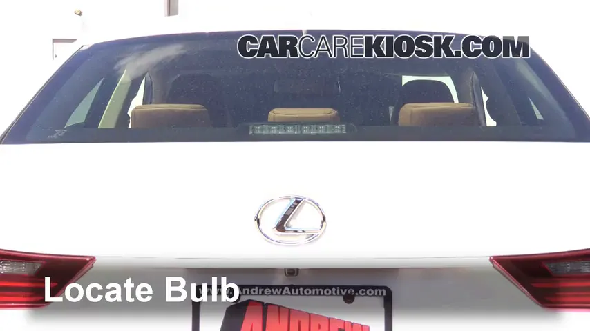 3rd Brake Light Bulb Replacement on a 2014 Lexus IS250 2.5L V6
