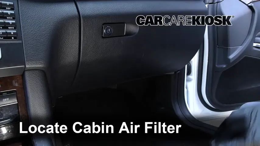 Cabin Air Filter Replacement: 2014 Mercedes-Benz E350 4Matic 3.5L V6 Sedan