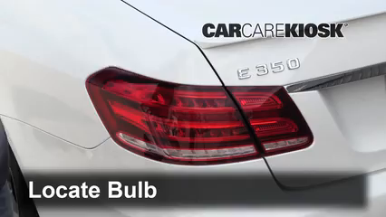 Brake Light Replacement: 2014 Mercedes-Benz E350 4Matic 3.5L V6 Sedan
