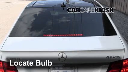 3rd Brake Light Bulb Replacement on a 2014 Mercedes-Benz E350 4Matic 3 ...