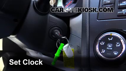 How to Set the Clock / Change Time on a 2014 Subaru Forester 2.5i ...
