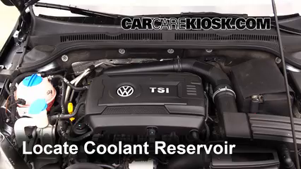 Coolant Flush How-to: 2014 Volkswagen Jetta SE 1.8L 4 Cyl. Turbo Sedan ...