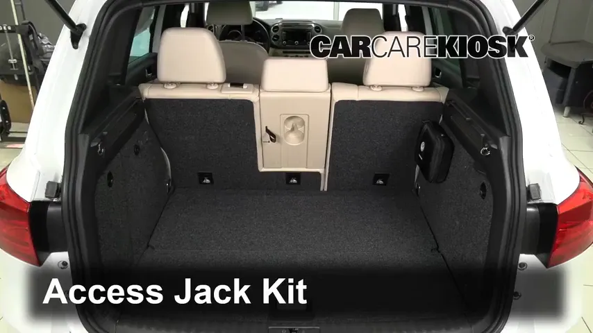 How To Jack Up a 2014 Volkswagen Tiguan R-Line 2.0L 4 Cyl. Turbo